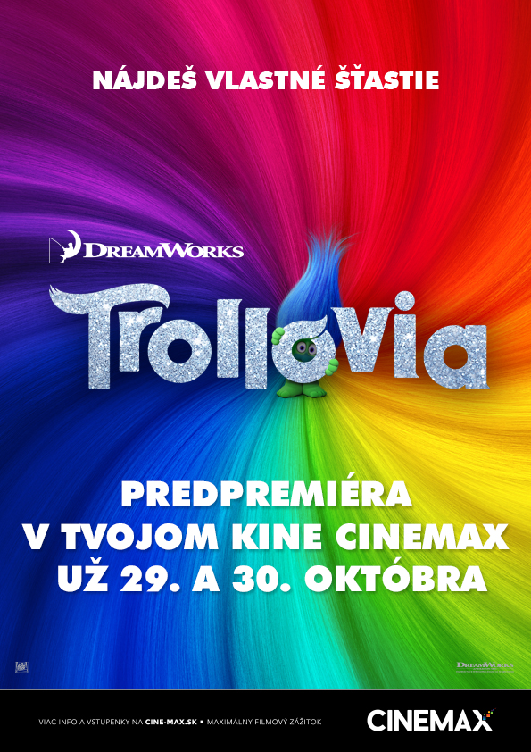 Predpremiéra rozprávky Trollovia v kinách Cinemax | SDEŤMI.com