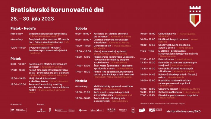 Bratislavské korunovačné dni 2023 | SDEŤMI.com Bratislavské korunovačné dni 2023 | SDEŤMI.com