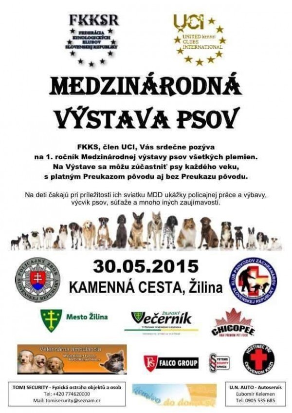 Medzinárodná výstava psov | SDEŤMI.com