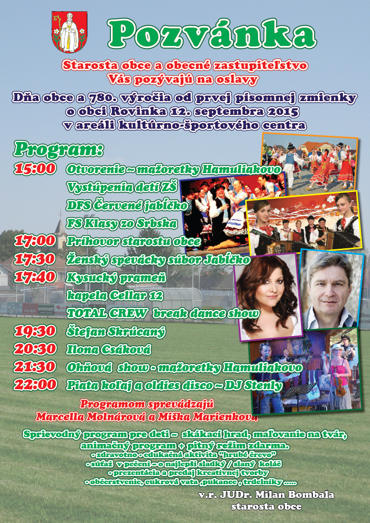 Deň obce Rovinka | SDEŤMI.com