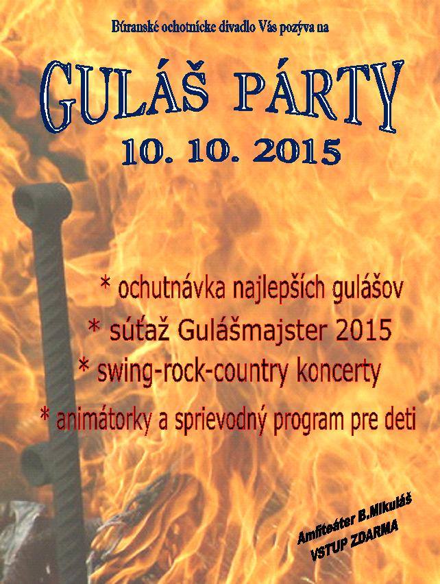 Guľáš párty | SDEŤMI.com