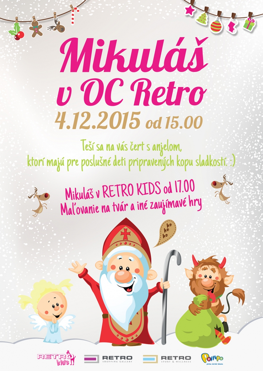 Mikuláš 2015 v Retro Kids | SDEŤMI.com