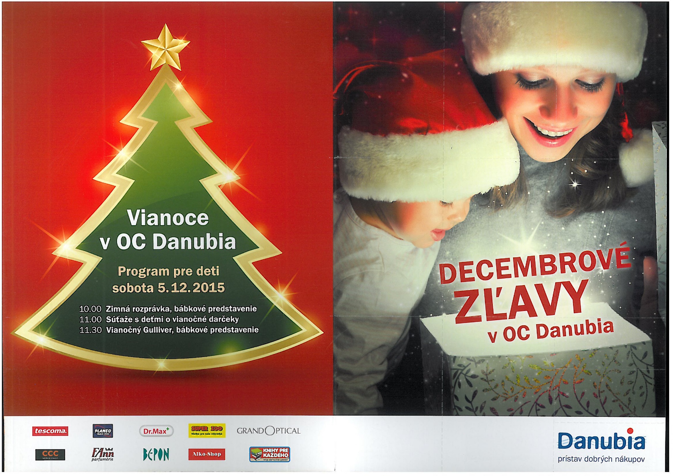 Vianoce v OC Danubia | SDEŤMI.com