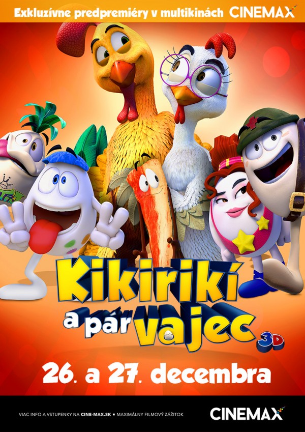 Predpremiéry rozprávky Kikirikí a pár vajec | SDEŤMI.com