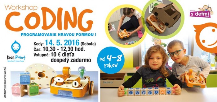 Workshop Coding v Kids Point | SDEŤMI.com