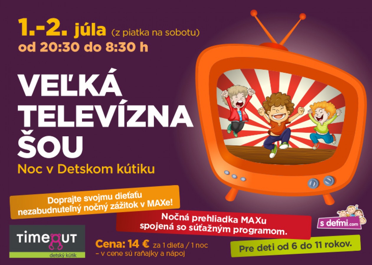 Noc v detskom kútiku v OC MAX | SDEŤMI.com Noc v detskom kútiku v OC MAX | SDEŤMI.com