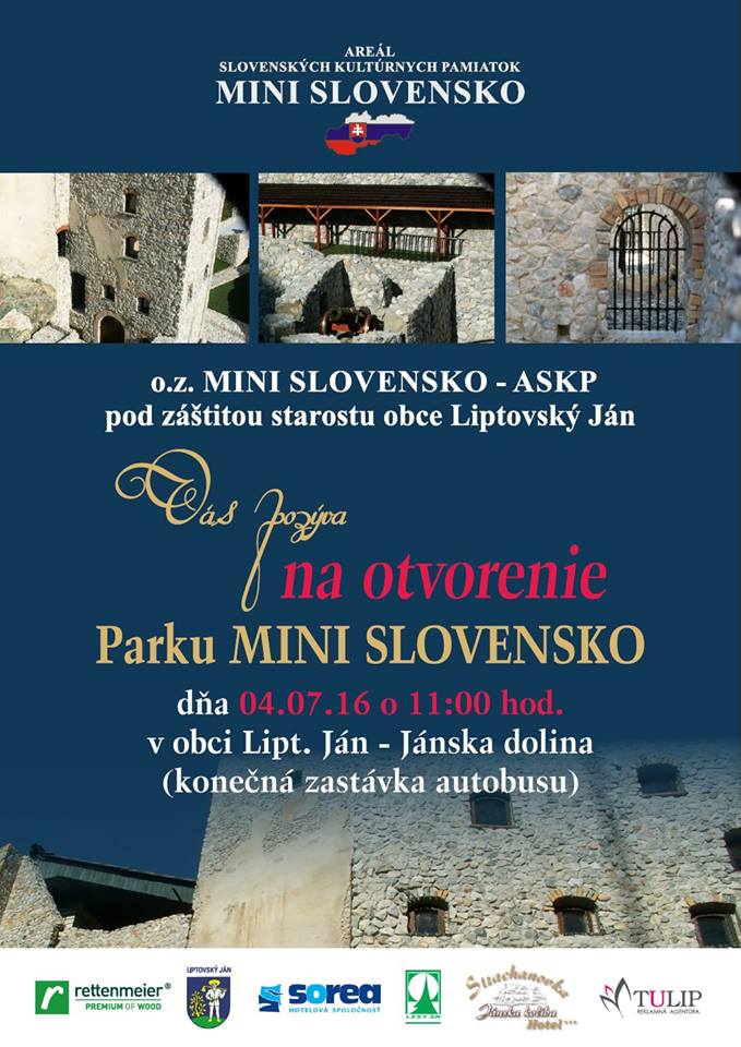 Park MINI SLOVENSKO v Liptovskom Jáne otvára svoje brány | SDEŤMI.com