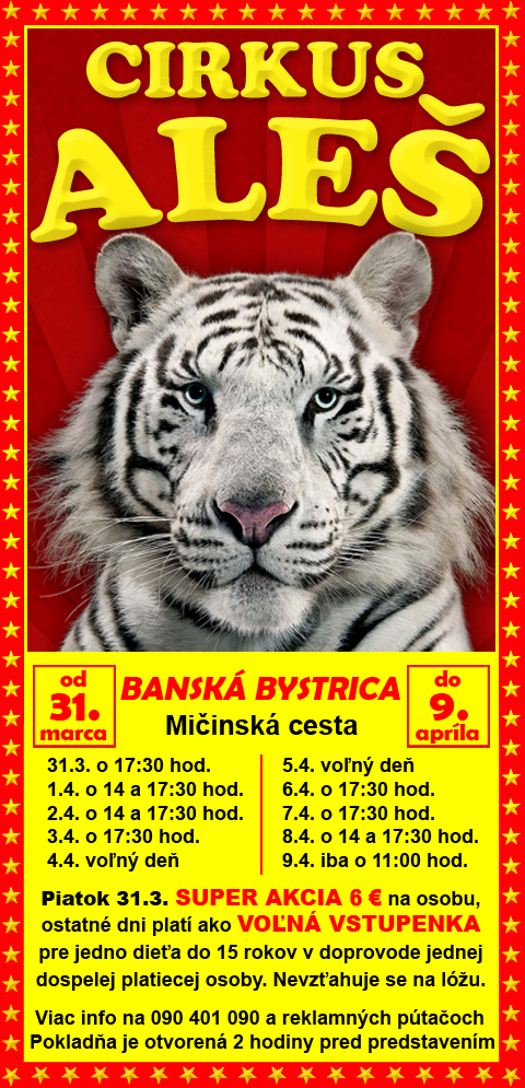 Cirkus Aleš v Banskej Bystrici | SDEŤMI.com