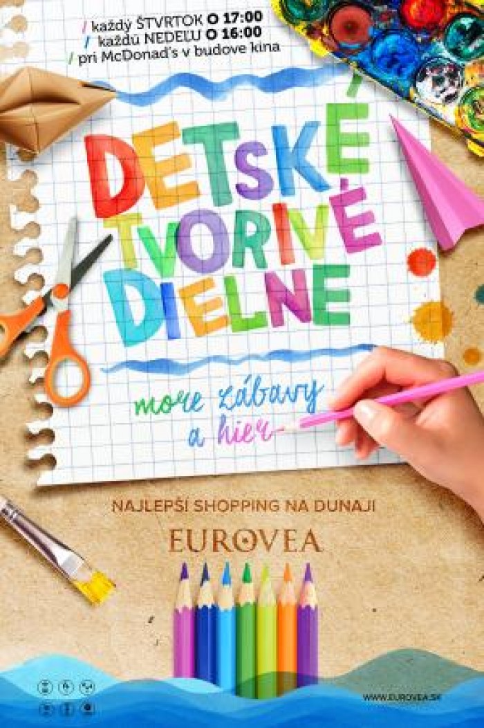 Detské tvorivé dielne v Eurovea | SDEŤMI.com