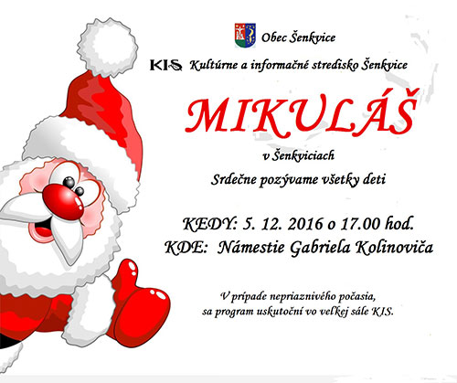Mikuláš v Šenkviciach | SDEŤMI.com