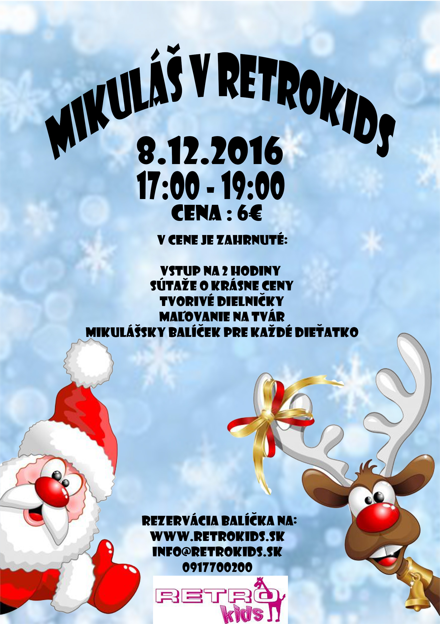 Mikuláš v Retro Kids | SDEŤMI.com