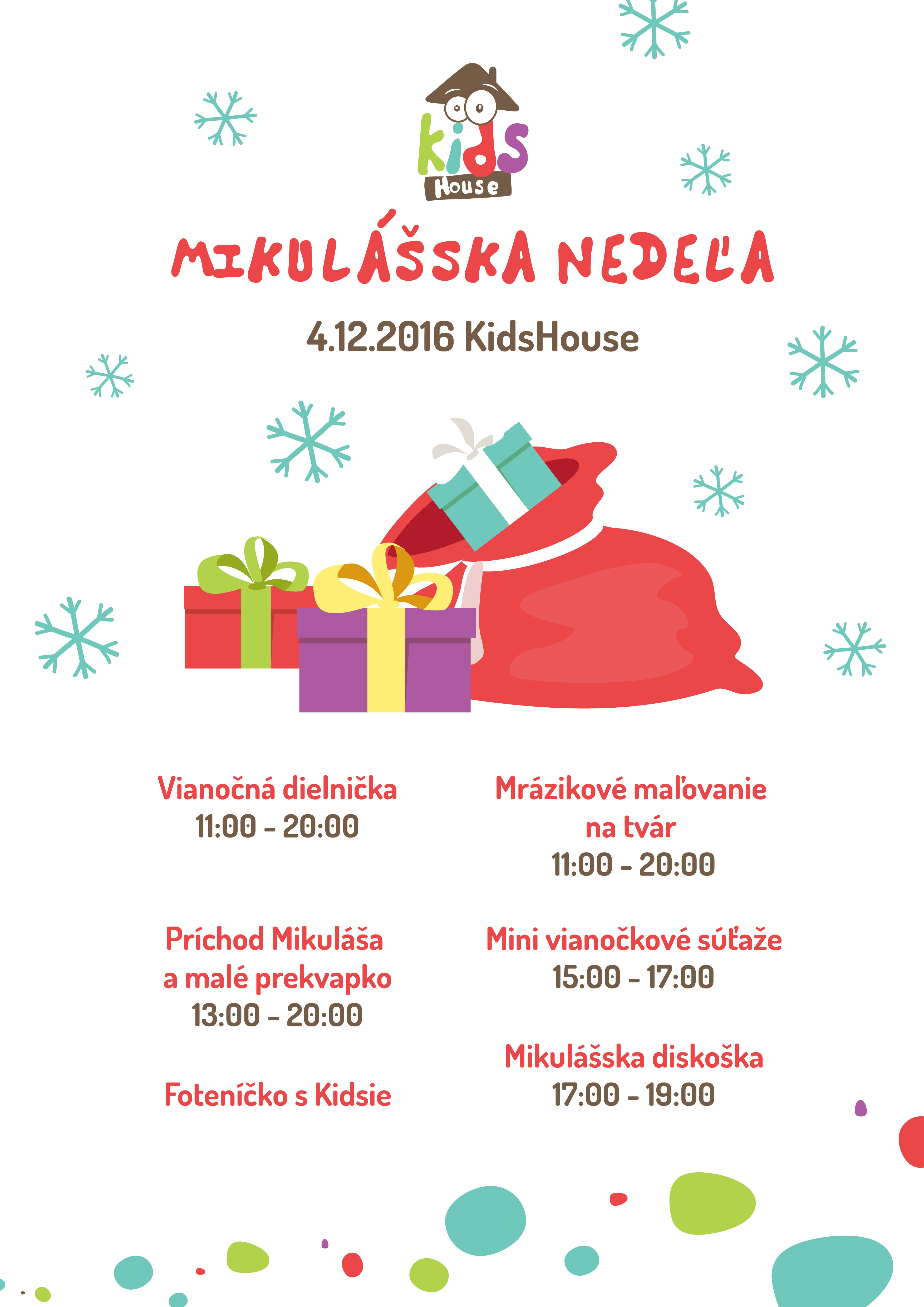 Mikulášska nedeľa v Kidshouse | SDEŤMI.com