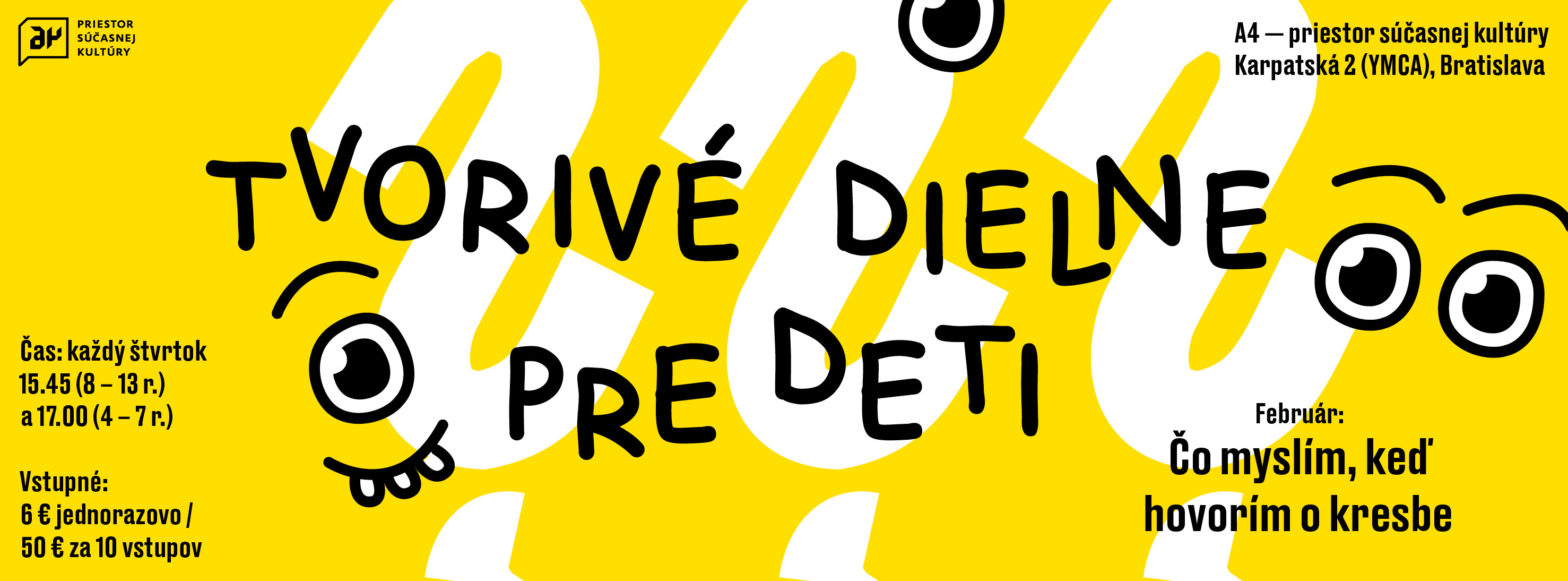 Tvorivé dielne pre deti v A4: Čo myslím, keď hovorím o kresbe | SDEŤMI.com