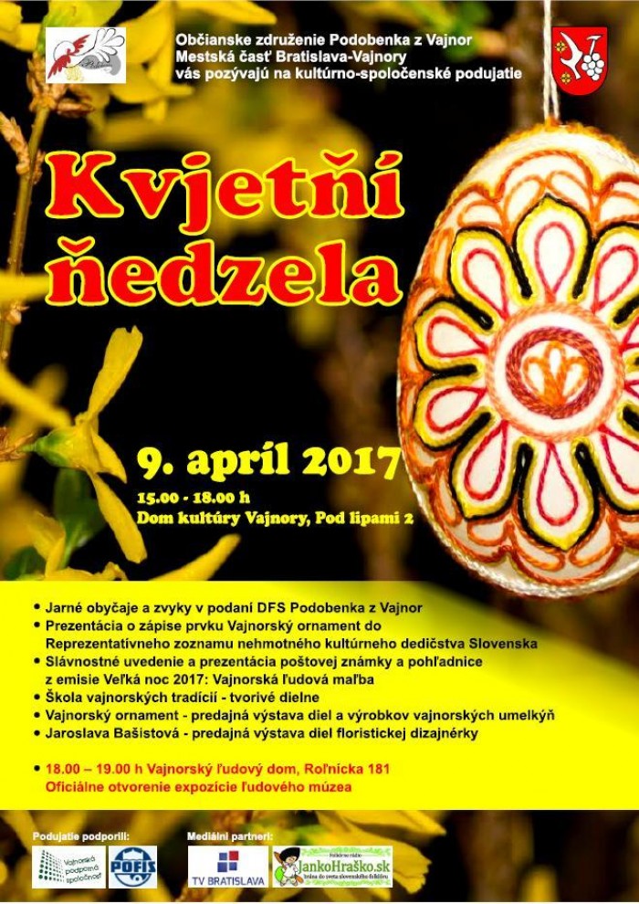 Kvetná nedeľa vo Vajnoroch | SDEŤMI.com