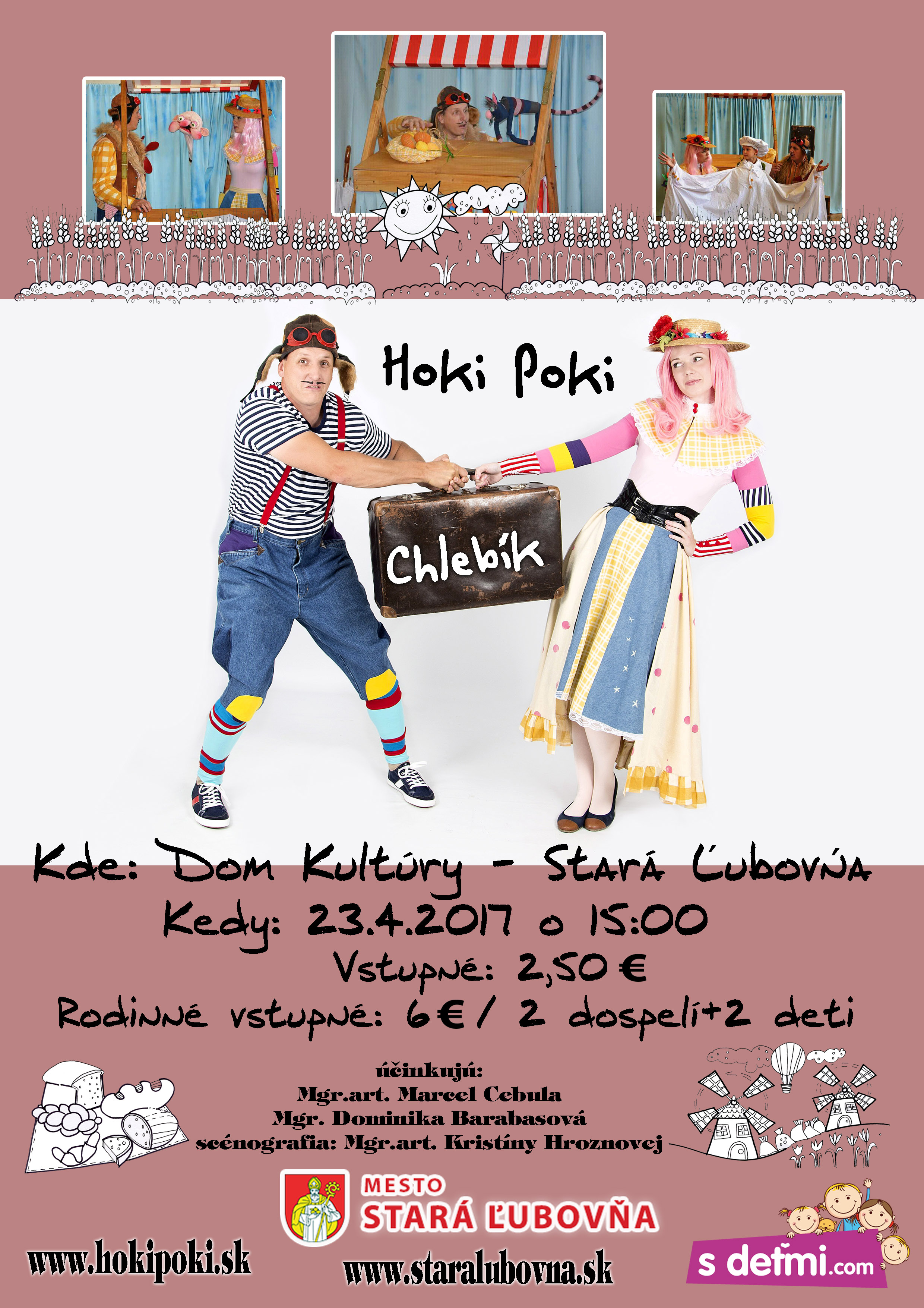 Divadlo Hoki Poki - Chlebík | SDEŤMI.com