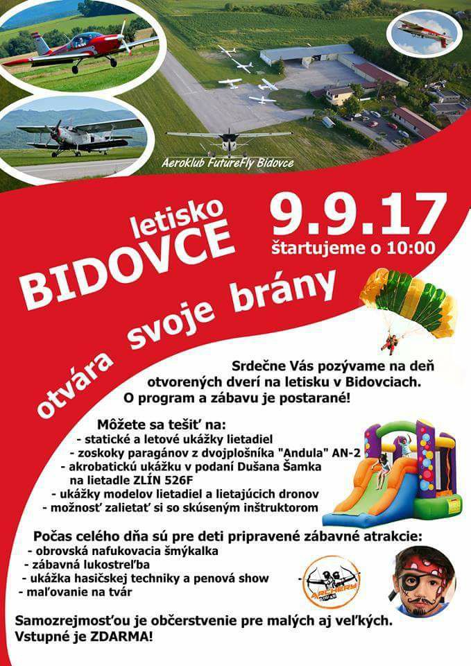 Letisko Bidovce otvára svoje brány | SDEŤMI.com