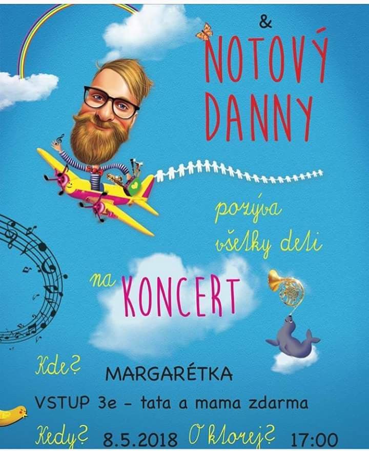 Hudobno- animačné popoludnie pre deti s Notovým Dannym | SDEŤMI.com