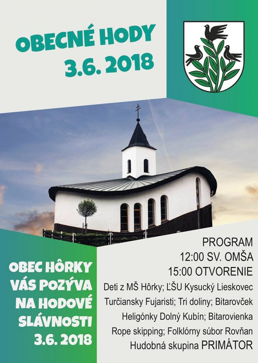 Hody v obci Hôrky | SDEŤMI.com
