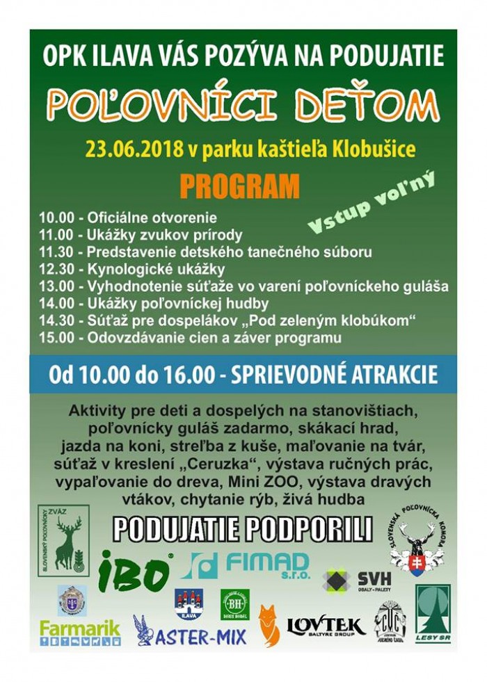 Poľovníci deťom | SDEŤMI.com