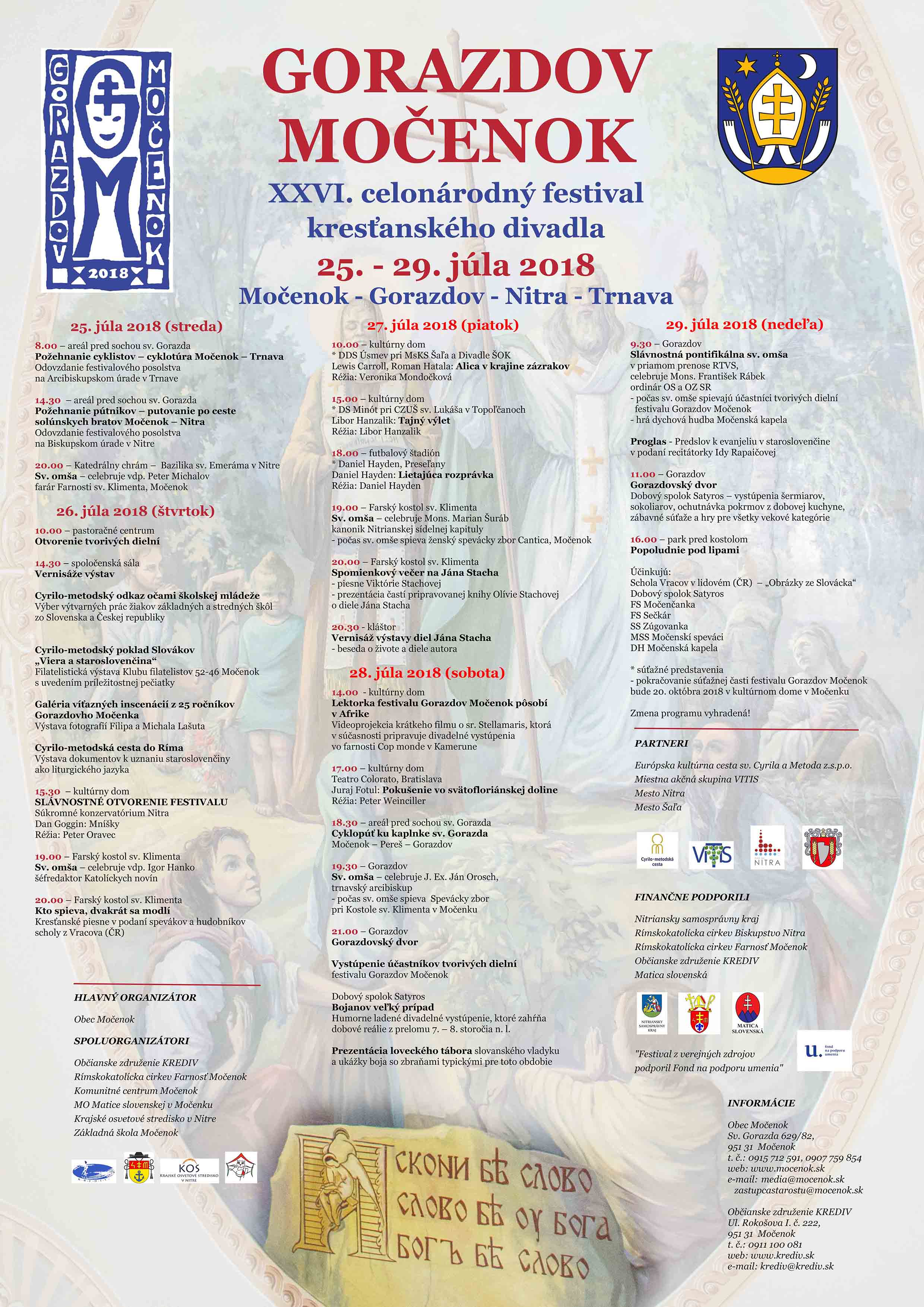 XXVI. ročník festivalu Gorazdov Močenok | SDEŤMI.com