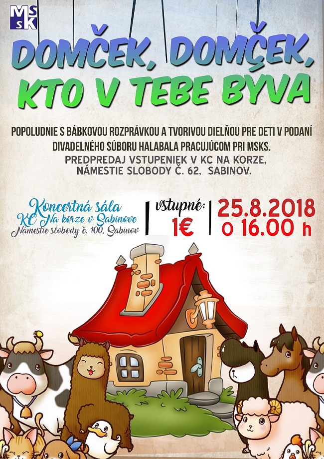 Domček, domček, kto v tebe býva | SDEŤMI.com