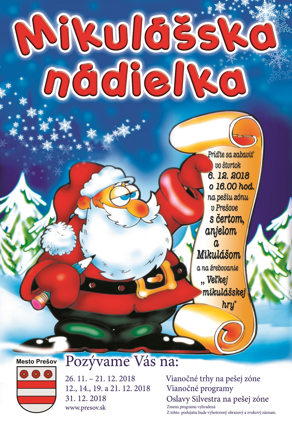 Mikuláš v Prešove | SDEŤMI.com