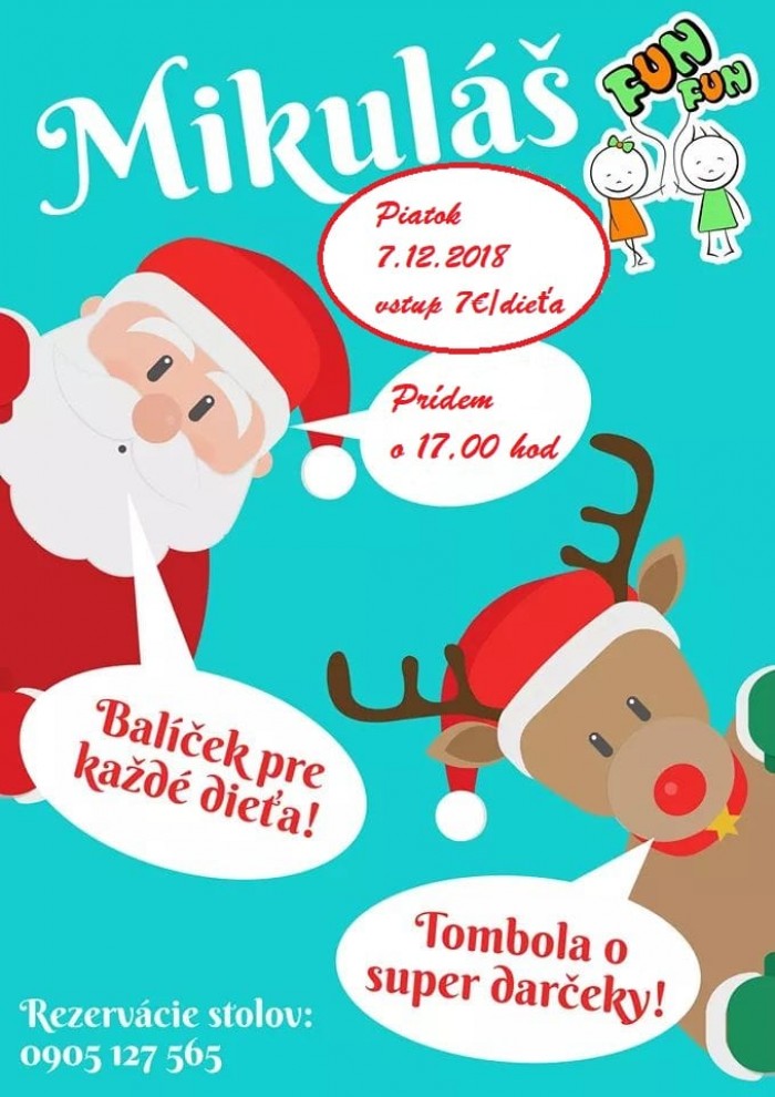 Mikuláš vo Fun Fun | SDEŤMI.com