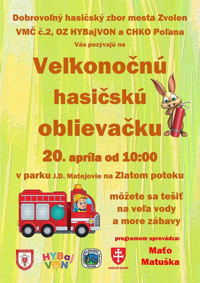 Veľkonočná hasičská oblievačka | SDEŤMI.com