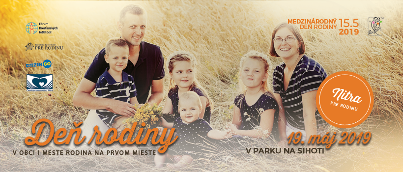 Deň rodiny 2019 v Nitre | SDEŤMI.com