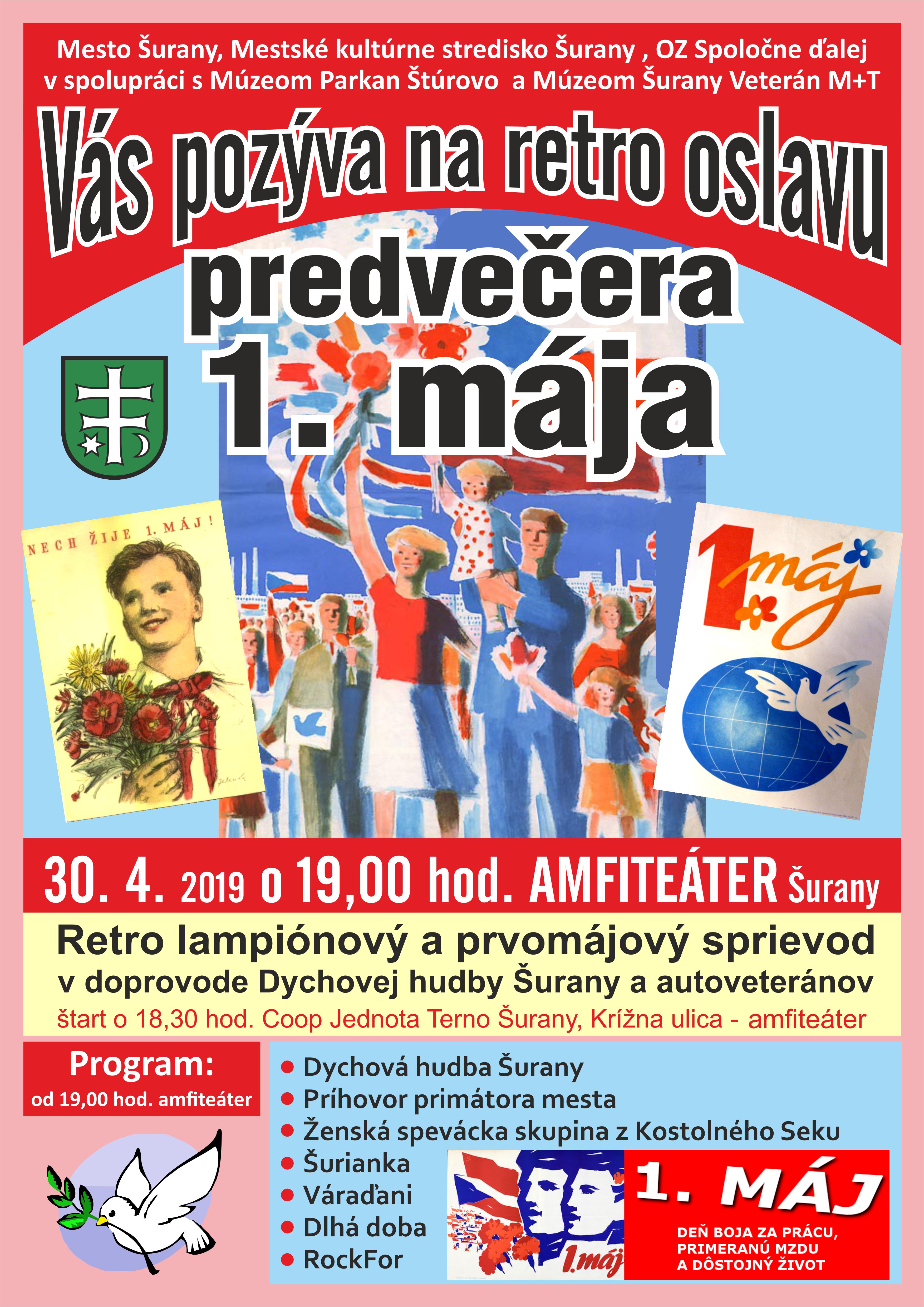 Retro oslava predvečera 1. mája | SDEŤMI.com