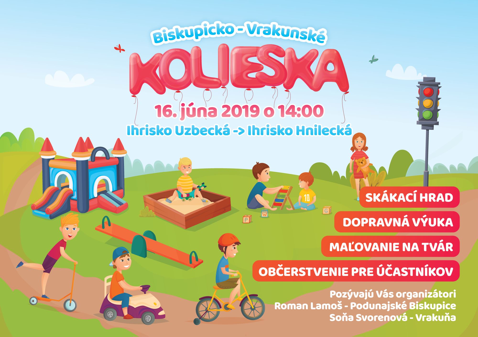 Na kolieskach z Biskupíc do Vrakune | SDEŤMI.com