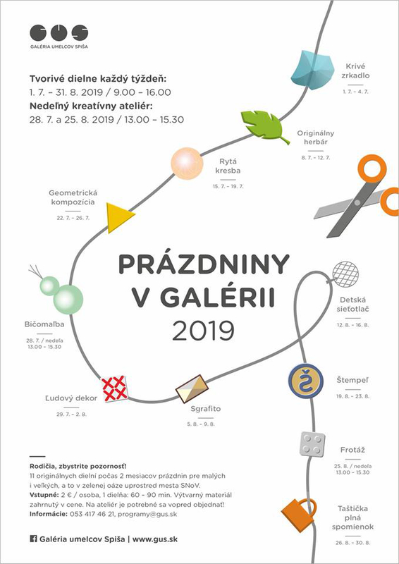 Prázdniny v galérii / Tvorivé dielne pre deti | SDEŤMI.com