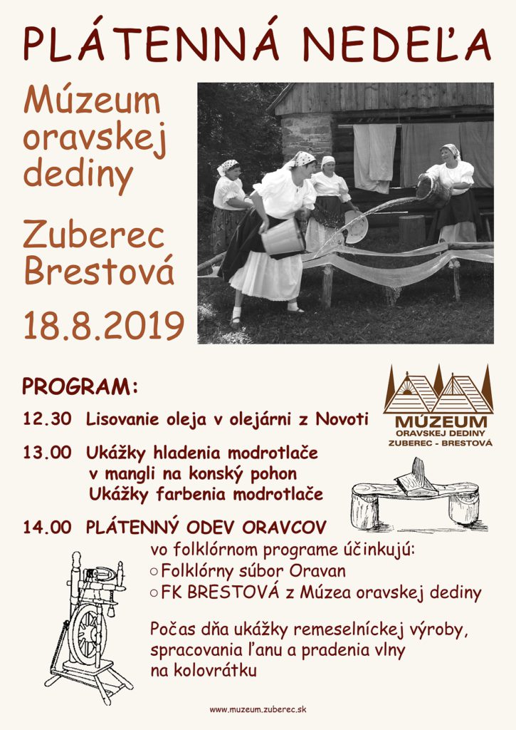 Plátená nedeľa v Múzeu oravskej dediny | SDEŤMI.com