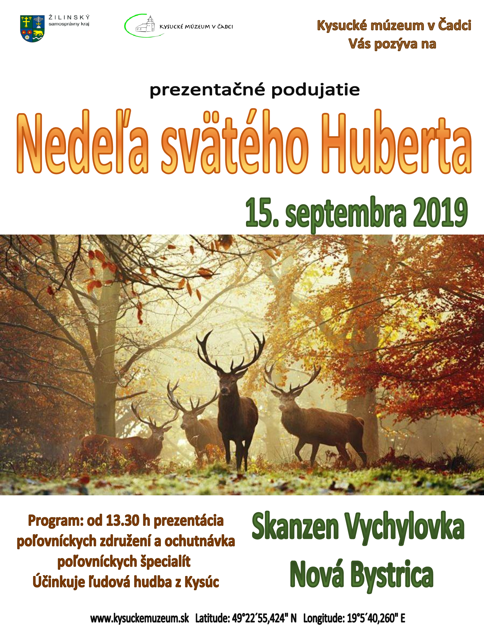 Nedeľa svätého Huberta v Skanzene Vychylovka | SDEŤMI.com