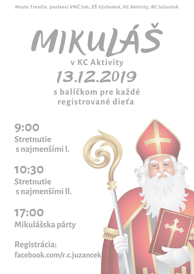Mikuláš v KC Aktivity | SDEŤMI.com