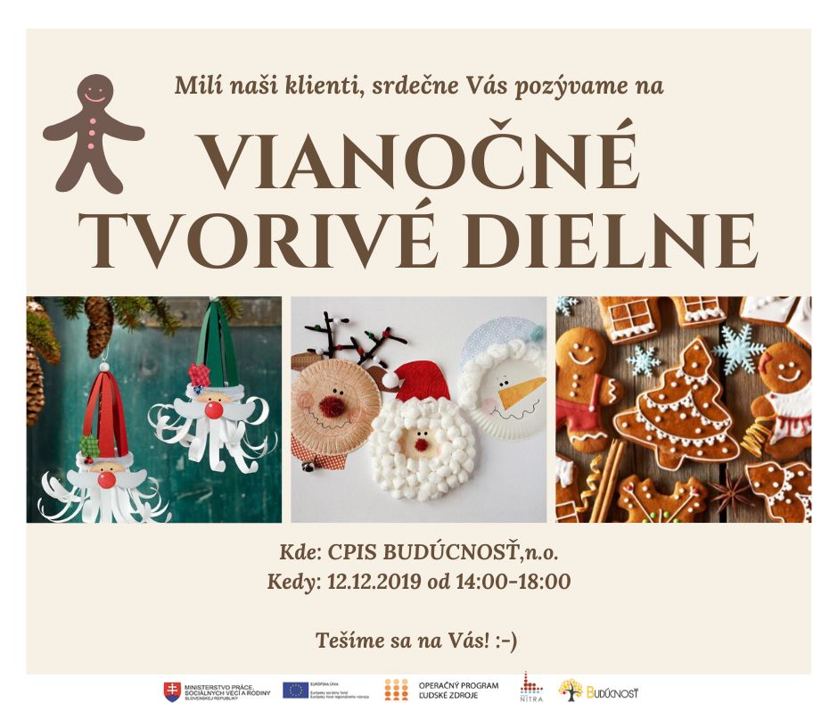 Vianočné tvorivé dielne | SDEŤMI.com