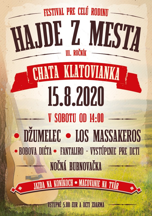 Festival Hajde z mesta | SDEŤMI.com