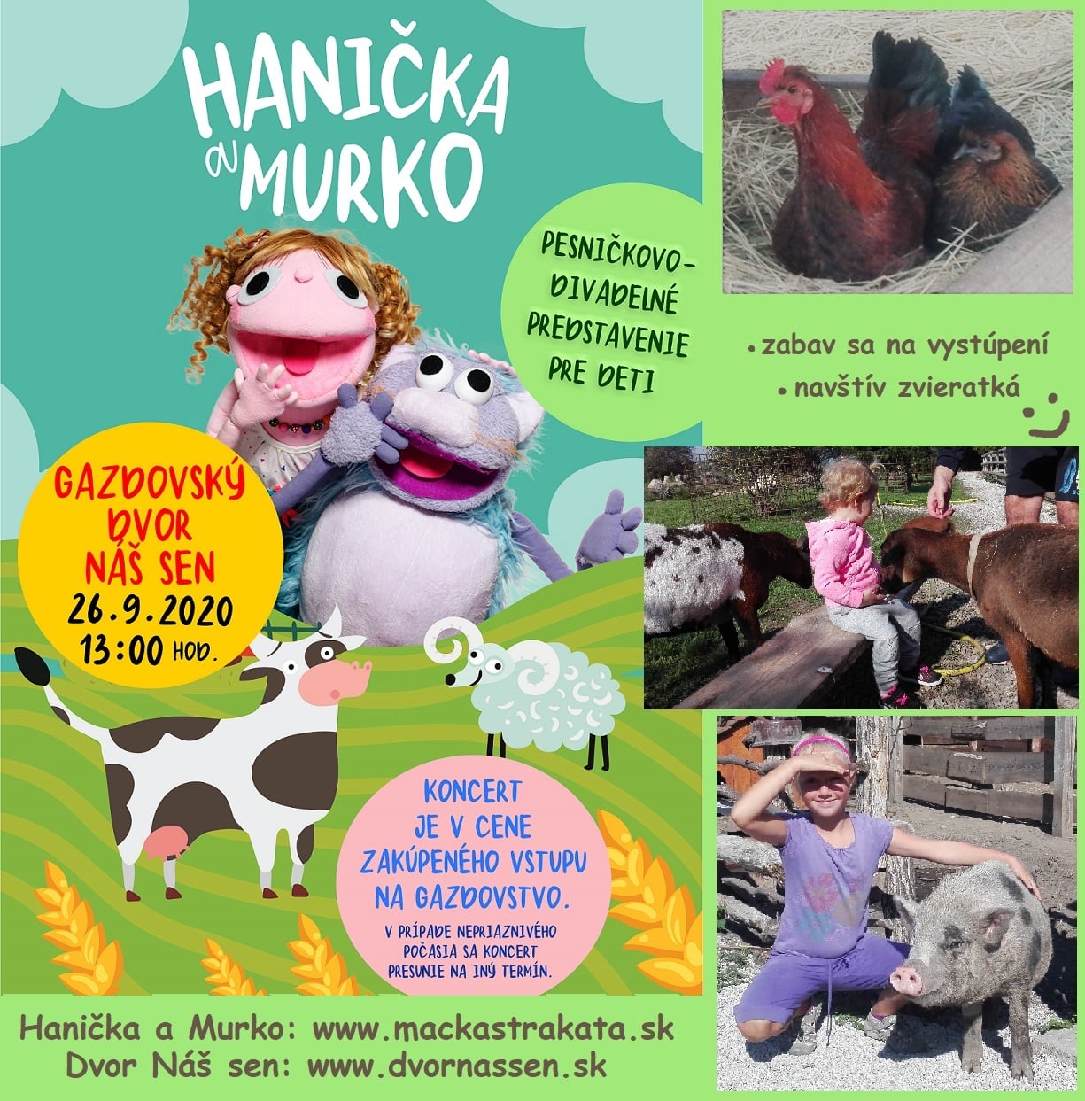 Hanička a Murko | SDEŤMI.com