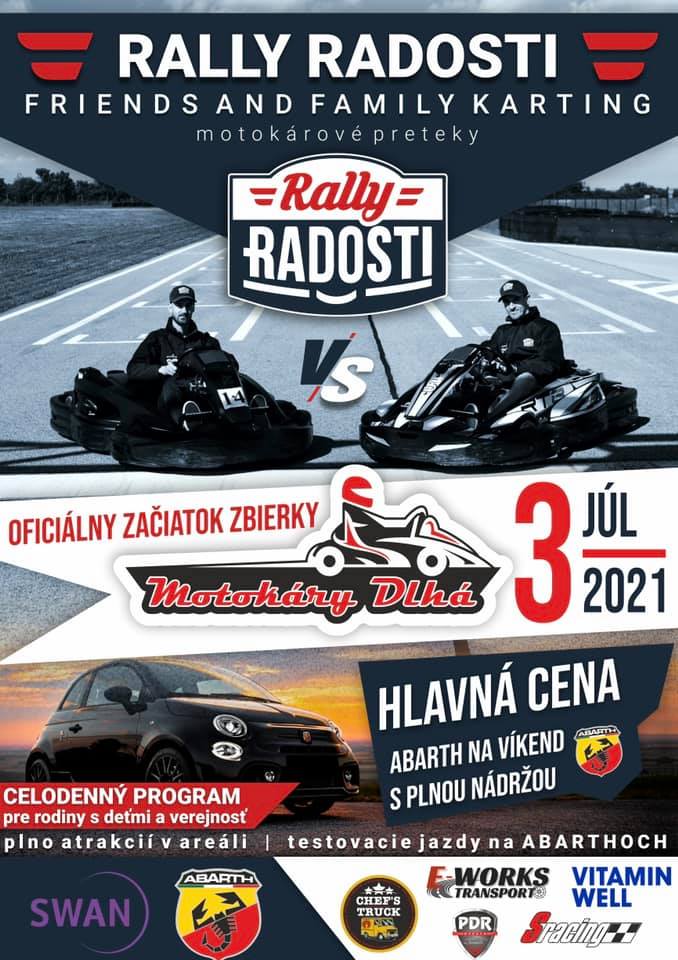 Motokárové preteky Rally Radosti - Friends & Family Karting | SDEŤMI.com
