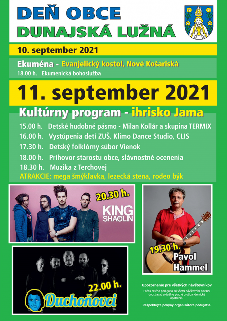 Deň obce Dunajská Lužná | SDEŤMI.com