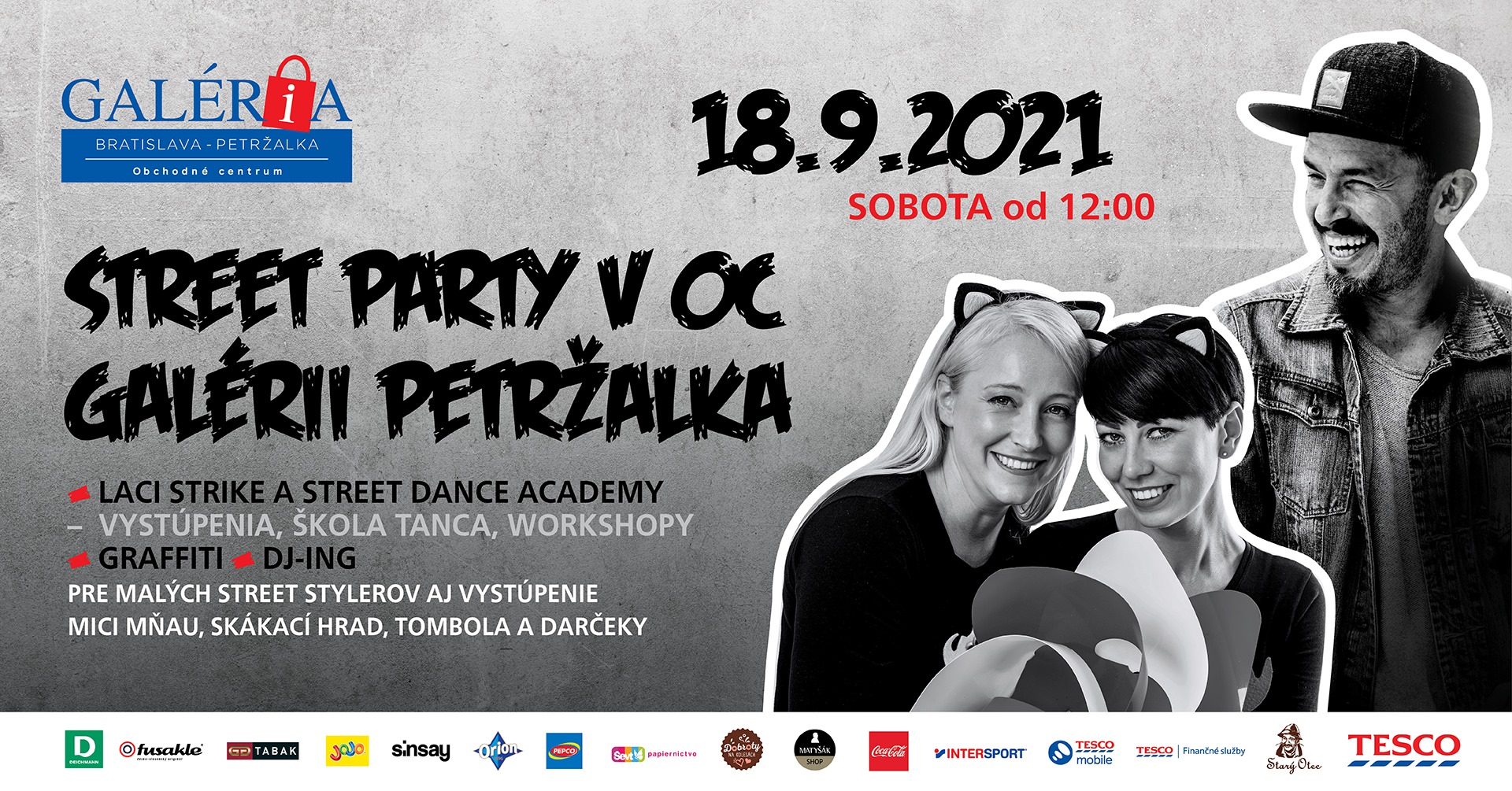 Street party v OC Galéria Petržalka | SDEŤMI.com