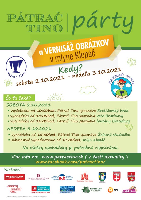 Pátrač Tino párty | SDEŤMI.com