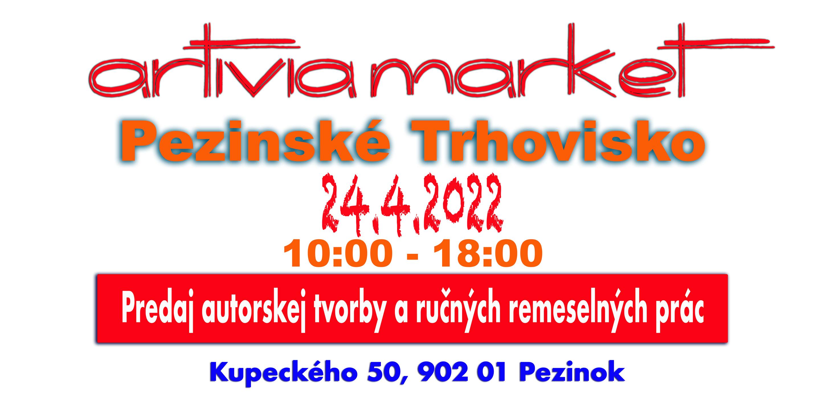 Artivia Market Pezinské trhovisko | SDEŤMI.com