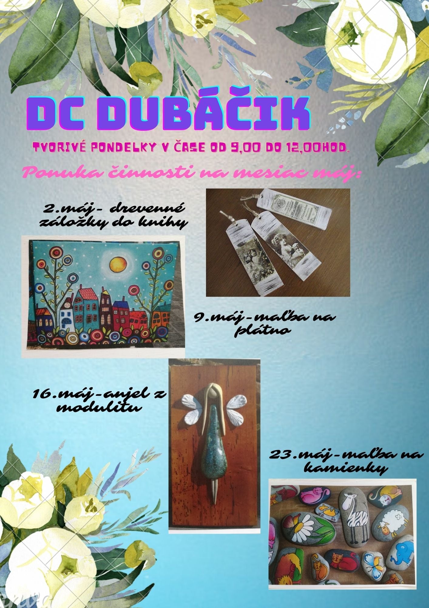 Tvorivé dielne v Dubáčiku | SDEŤMI.com