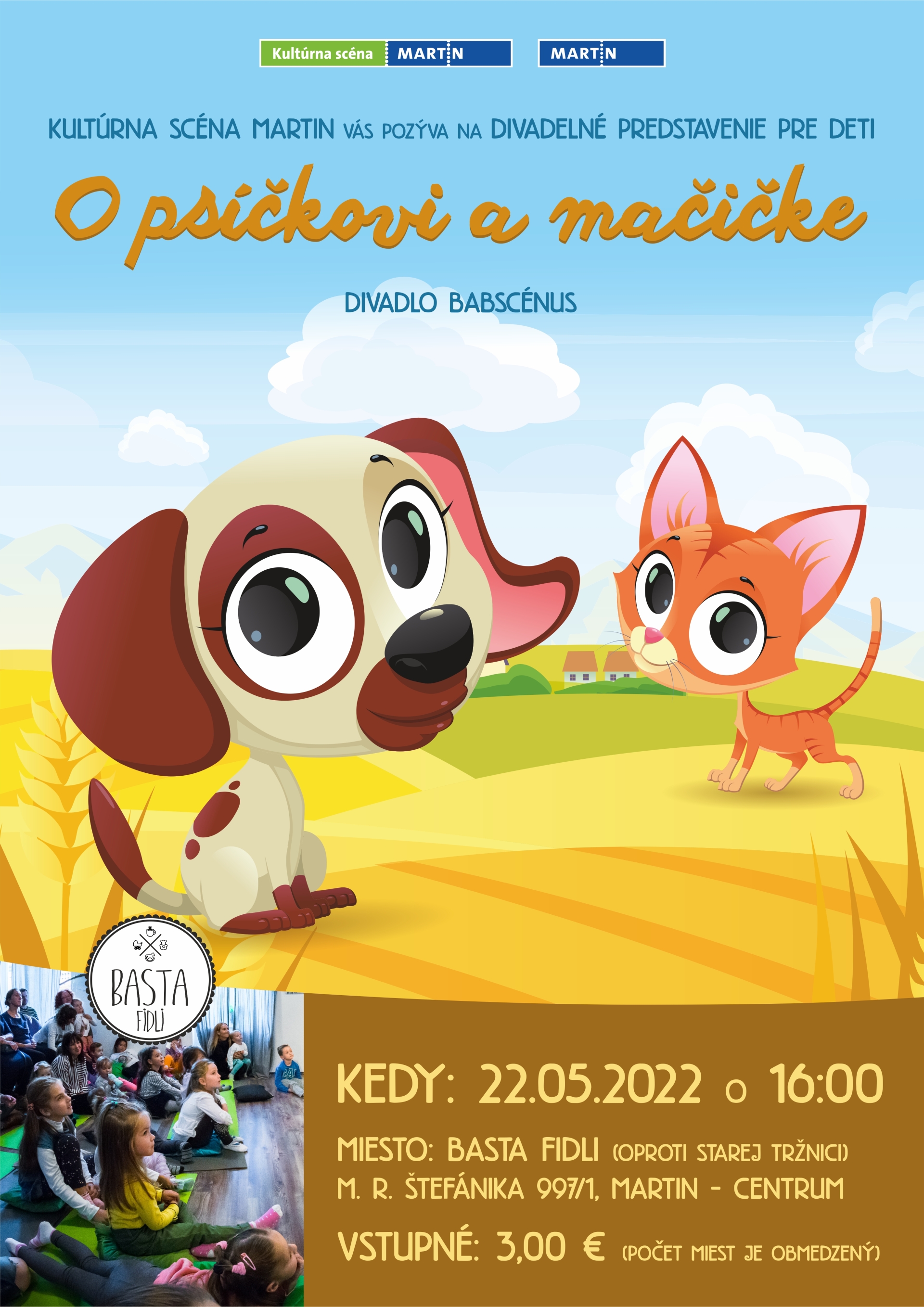 Dievdielko o psíčkovi a mačičke | SDEŤMI.com