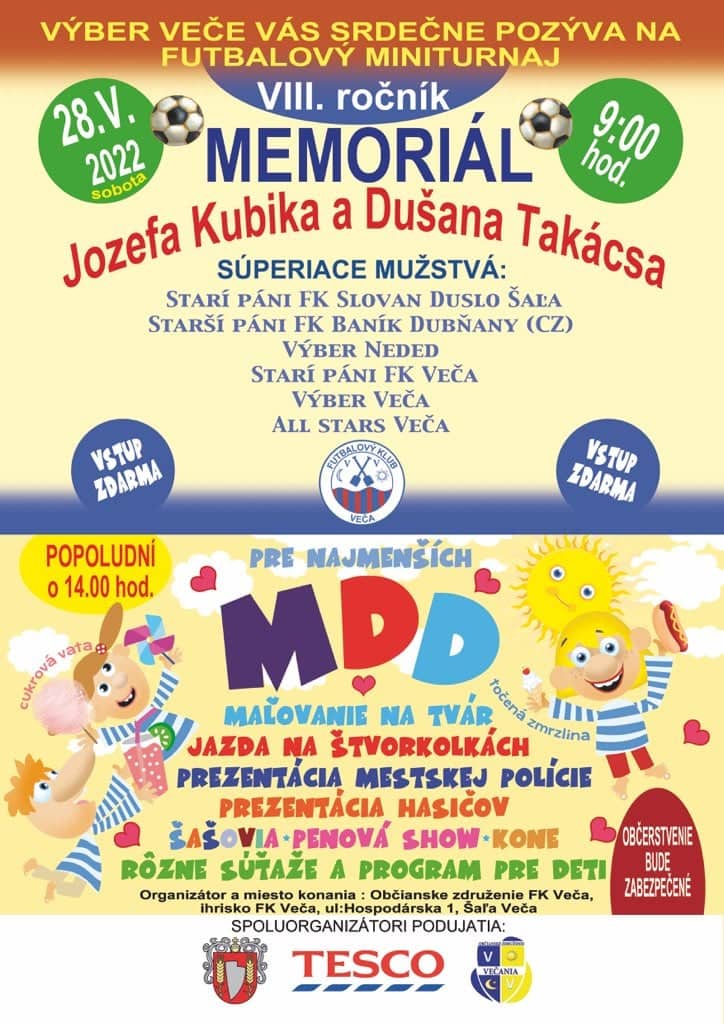 MDD Šaľa-Veča | SDEŤMI.com