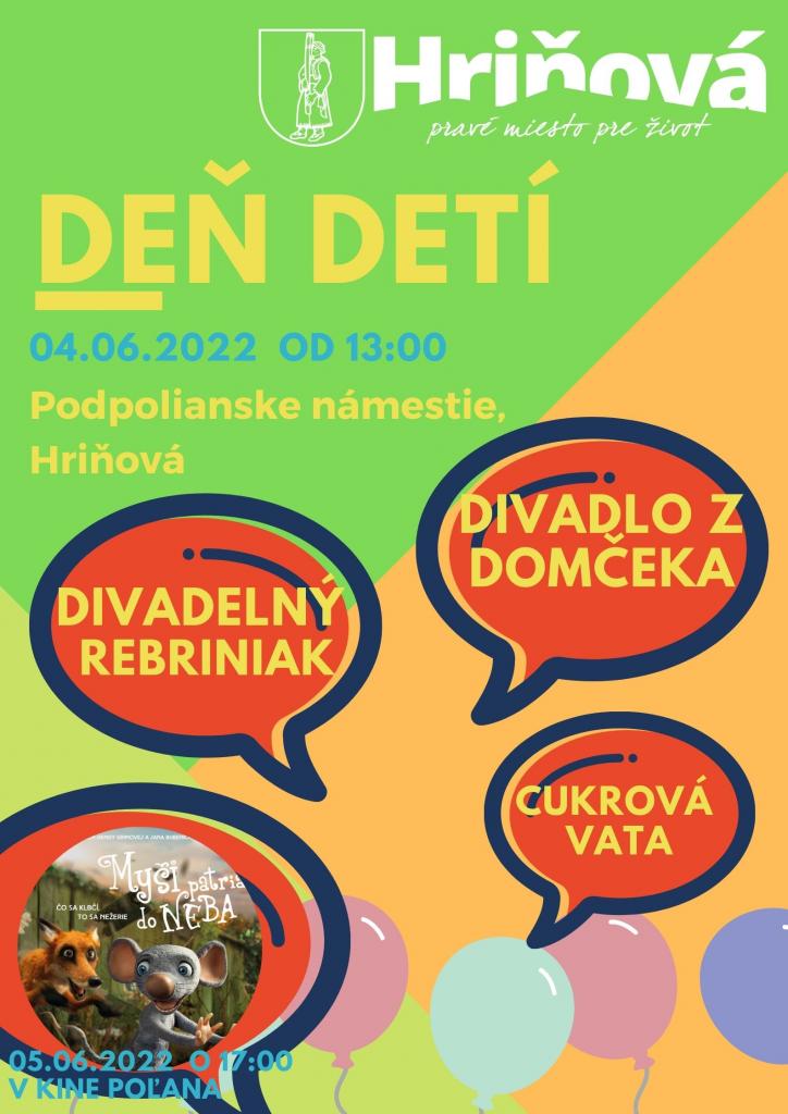Deň detí Hriňová | SDEŤMI.com