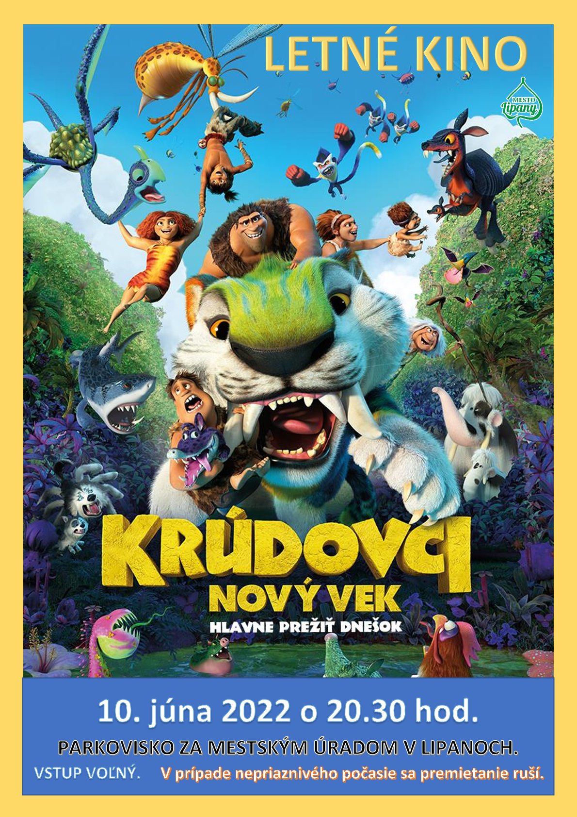 Letné kino v Lipanoch je späť! | SDEŤMI.com