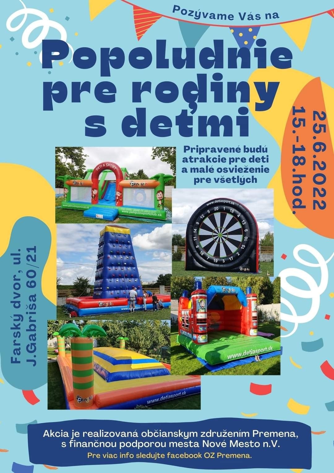 Popoludnie pre rodiny s deťmi | SDEŤMI.com