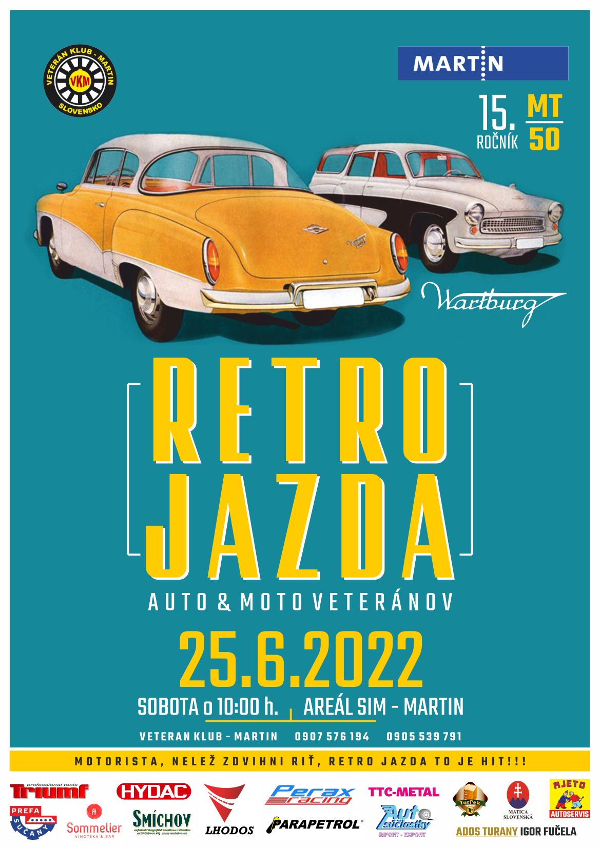 Retro jazda auto & moto veteránov | SDEŤMI.com